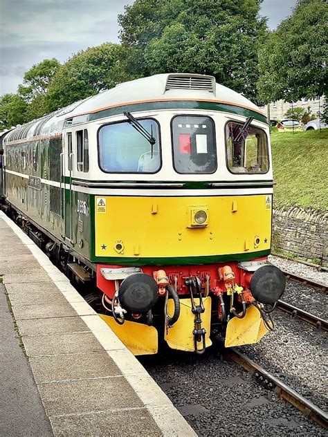 D6515 British Rail Class 33 Diesel Locomotive At Swanage Railway In