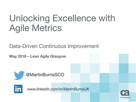 Unlocking Excellence With Agile Metrics Pdf