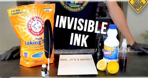 How To Make Invisible Ink A Step By Step Guide