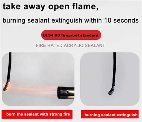 Sealant Fire Rated Fire Stop Silicone Sealant Fire Block Sealant For