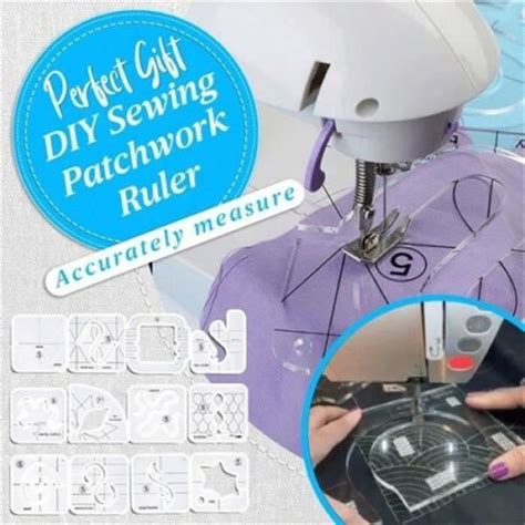 DIY Règle de patchwork de couture modèle de patchwork de kit de couture creux de forme spéciale