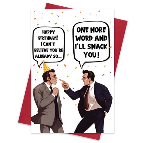 Waahome Funny Birthday Card For Men Women Birthday T Card For