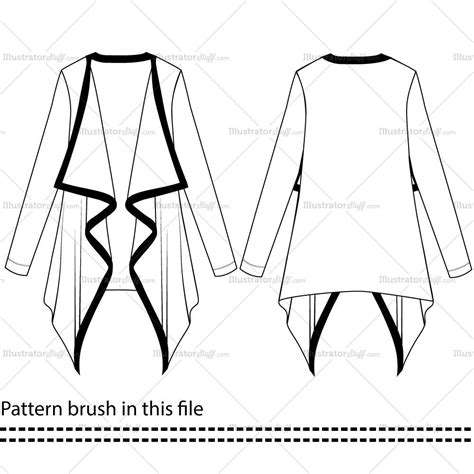 Free Fashion Flat Templates Trim Pack Courses And Free Tutorials On