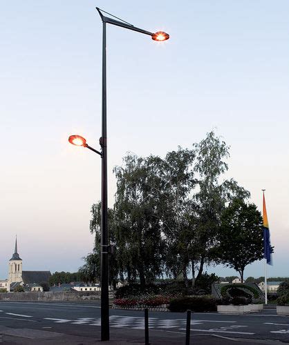 Console Pour Lampadaire Urbain En Aluminium Accord Eclatec
