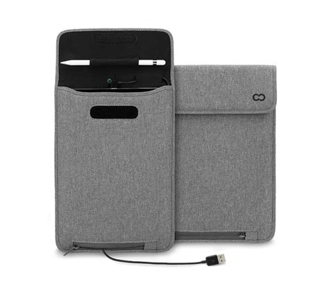 CaseCrown IPad Power Sleeve With Apple Pencil Holder Ebook Friendly