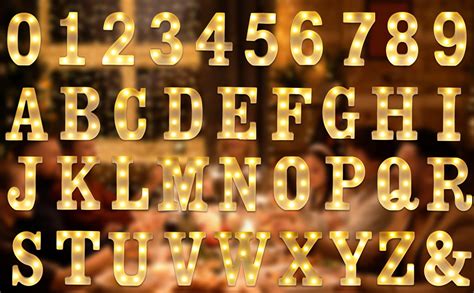 Led Marquee Light Up Letters 26 Alphabet Light Up Letter