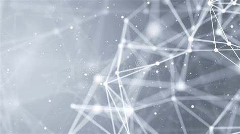 Abstract Neural Network Concept Connected Cells With Links Loop Background Stock Footage