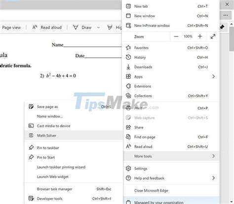 Microsoft Adds Math Solver To Edge Browser