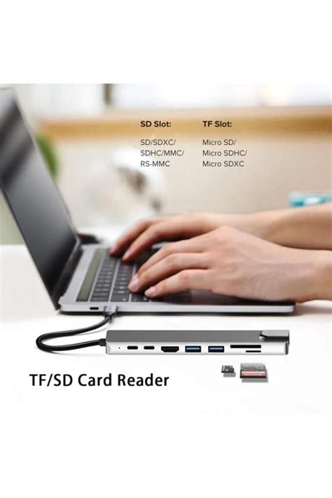 Favors Macbook Pro Air Usb Type C Hub Dönüştürücü Çoklayıcı Usb Hdmi
