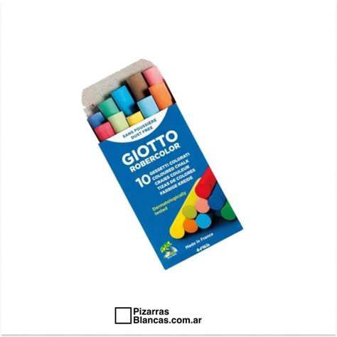 Tiza de colores Giotto Robercolor Librería PB Pizarras Blancas en Mendoza