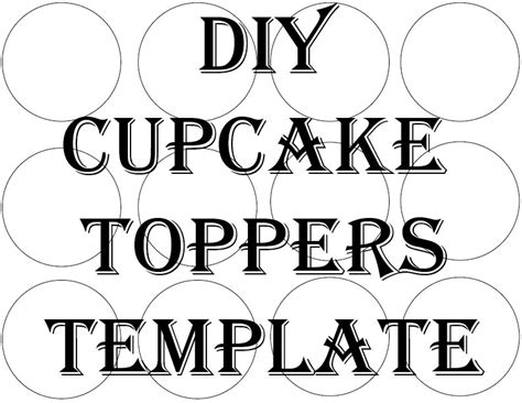 Cupcake Topper Template Free Download At Sophie Catani Blog