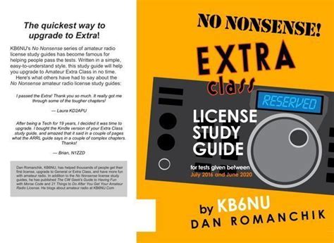 Getting Closer To Having A New Extra Class Study Guide