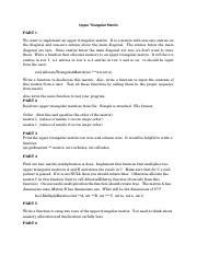 Upper Triangular Matrix Upper Triangular Course Hero