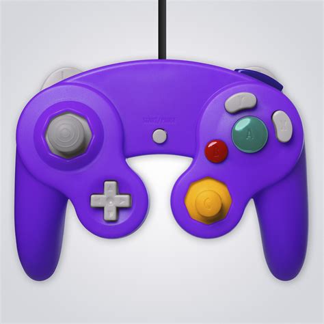 Gamecube Wired Controller Purple