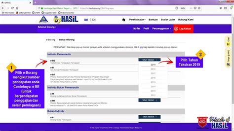 Cara Buat E Filing Cukai Pendapatan 2021 Untuk First Timer Mulai 1