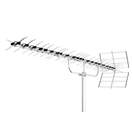Antena UNIX100 UHF Filtro LTE 100 Elementos Para C21 C60 G
