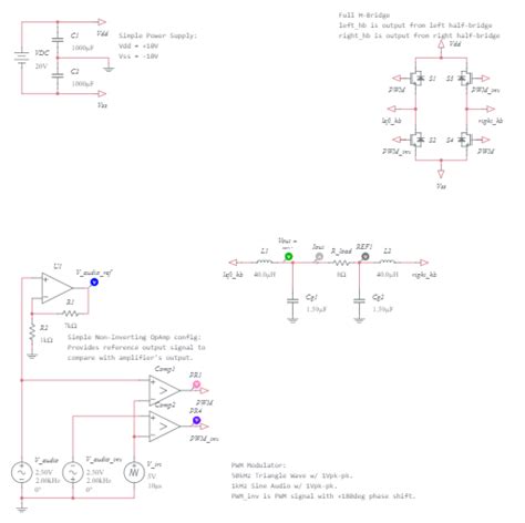 Class D With Bd Modulator Multisim Live