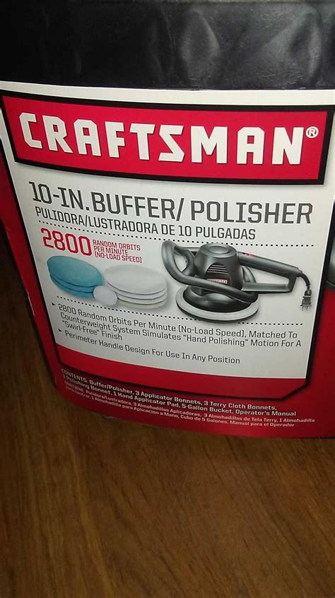 Craftsman 10 Inch Buffer Polisher Pads In Sale Br