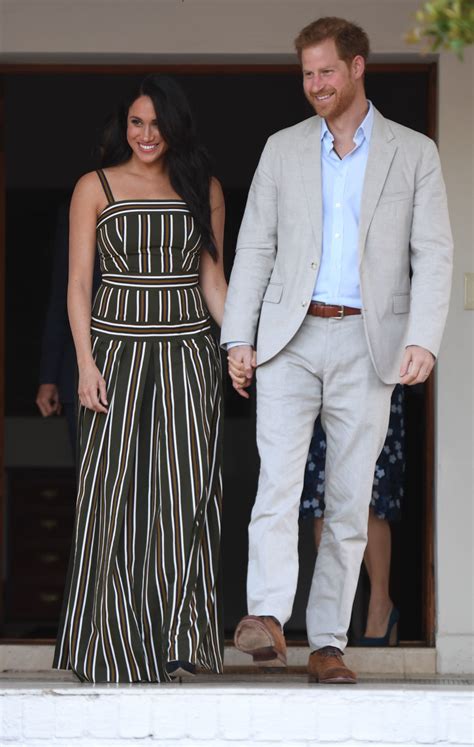 Meghan Markle Wore A Thing Martin Grant Maxi Dress In Africa Edition