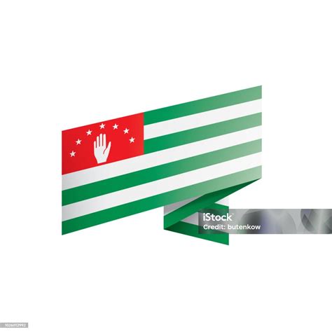 阿布哈茲旗子 媒介例證在白色背景向量圖形及更多國旗圖片 國旗 愛國 插圖 Istock