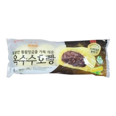 기린옥수수호빵 372g4입롯데웰푸드㈜ 배민 장보기∙쇼핑