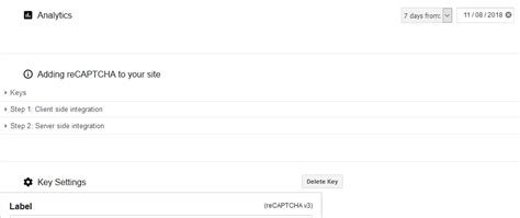 No Analytics On ReCAPTCHA Admin Issue Google Recaptcha GitHub