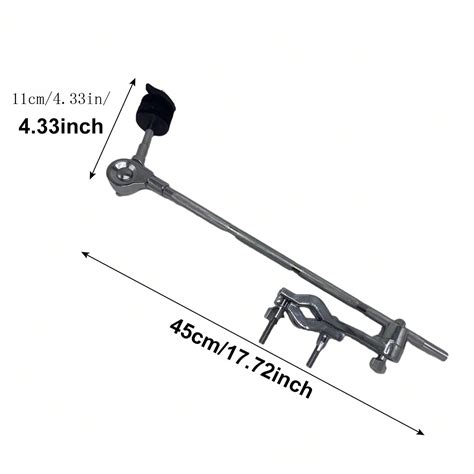 Drum Rack Mount Extension Arm With Multi Functional Clamp And Expandable Bracket Shein Usa