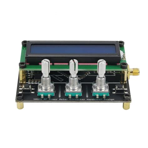 RF Power Meter Handheld Radio Frequency Power Meter 1MHz 10GHz 50dBm 0dBm Settable Attenuation