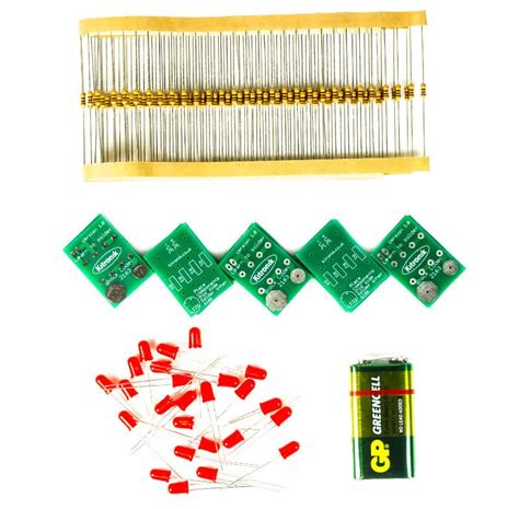 Kitronik Learning To Solder Led Classroom Kit 25pk Robotshop