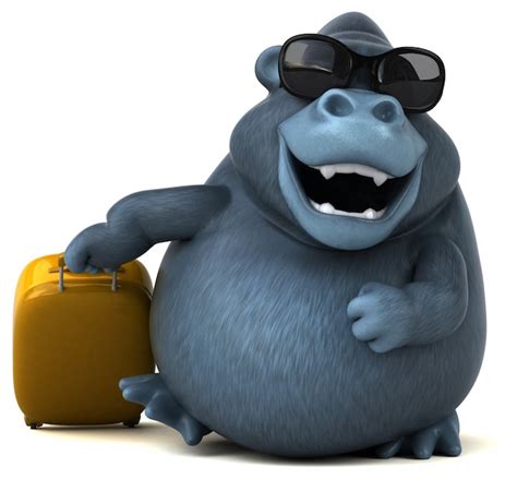 Premium Photo Fun Gorilla Animation