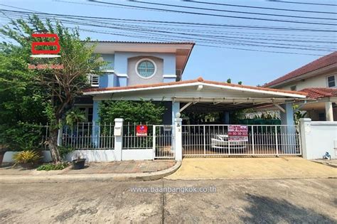 บ้านเดี่ยว หมู่บ้าน ชวนชื่น ปิ่นเกล้า เนื้อที่ 57 6 ตรว ถนนสวนผัก อ บางกรวย จ นนทบุรี Ennxo