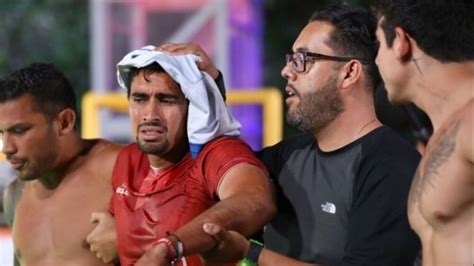 ¡susto En Exatlón México Pato Araujo Sufrió Un Terrible Golpe Que Lo