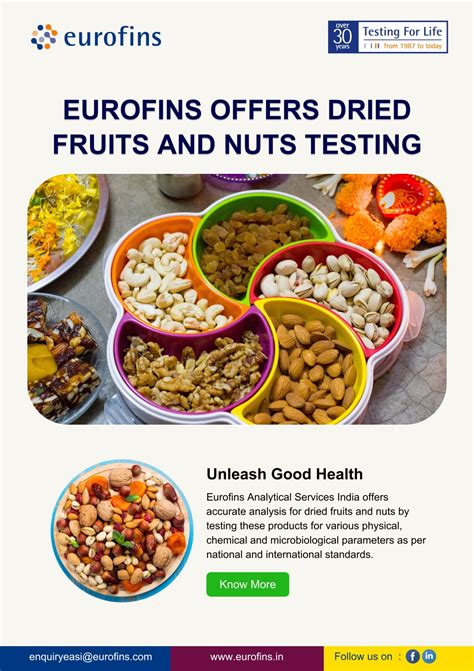 Eurofins Analytical Services India Pvt Ltd On Linkedin Dried Fruits