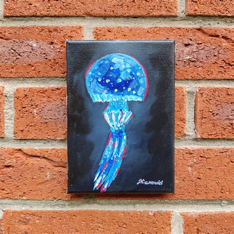 Jellyfish Original Acrylic Painting We Relove