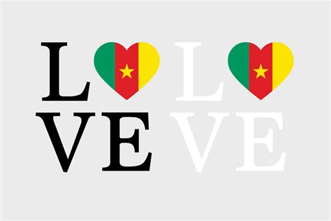 Cameroon Flag Love Cameroon Svg Png Graphic By The Digital Garage