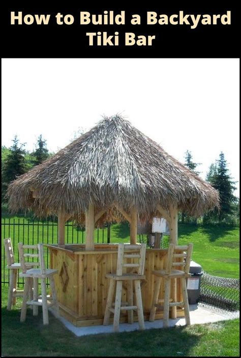 Diy Backyard Tiki Bar Diy Project In 4 Effortless Steps Your Projects