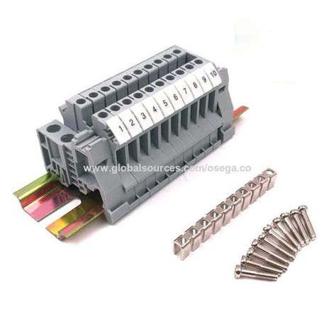 China Factory Price UK Waterproof Plastic Din Rail Electric Terminal Block On Global Sources Din
