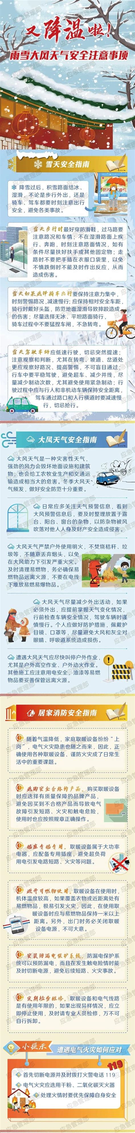 【温馨提示】雨雪大风天，这些安全事项要注意澎湃号·政务澎湃新闻 The Paper