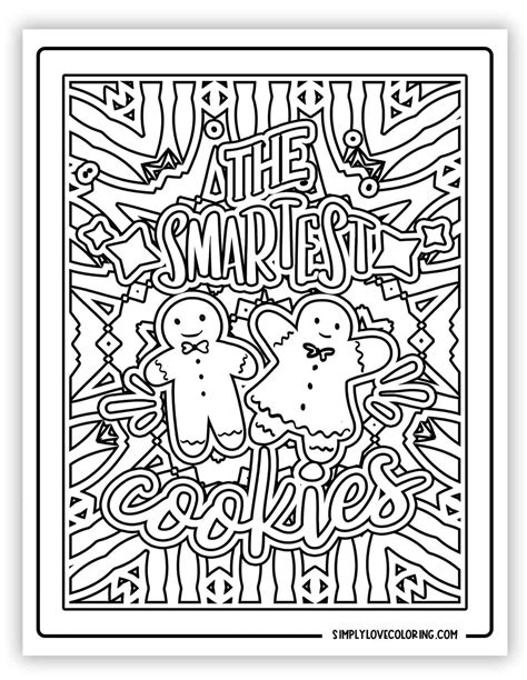 Gingerbread Man Coloring Pages Free Pdf Printables Simply Love Coloring