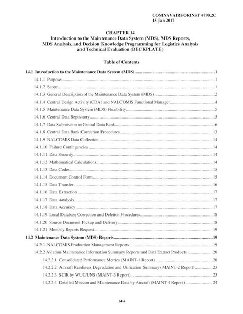pdf chapter 14 introduction to the maintenance data … 14 pdf