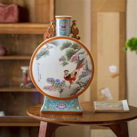 张松茂徐亚凤大师作品锦上添花凤耳尊 哔哩哔哩