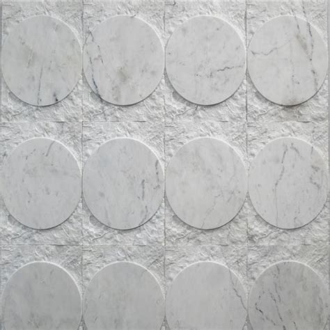 Artistic Tile Eclipse Taj White Marble Dimensional Tile Marble And