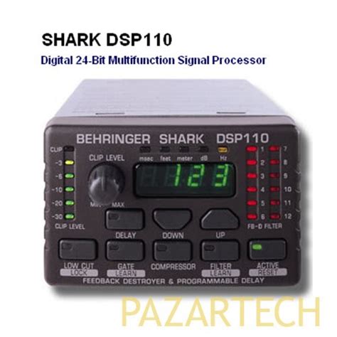 Behringer Shark Dsp110 24 Bit Multi Function Feedback Suppressor Fiyat Ve Modelleri Pazartech