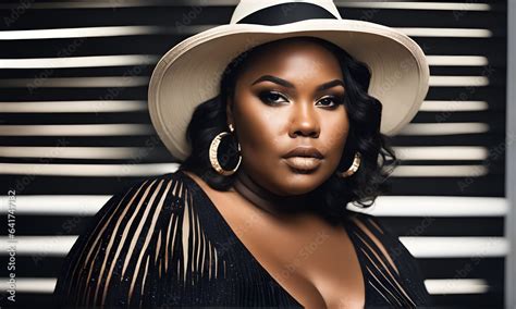Beautiful Plus Size Model Plus Size Model Posing For Photo Faschion
