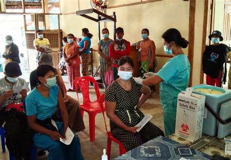 ကလိန်အောင်မြို့တွင် အသက် ၁၈ နှစ်နှင့်အထက်ပြည်သူများအား ကိုဗစ် ၁၉ရောဂ