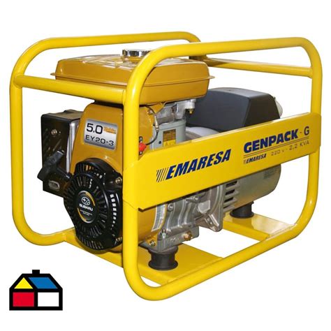 Generador eléctrico a gasolina 2200W Sodimac Chile