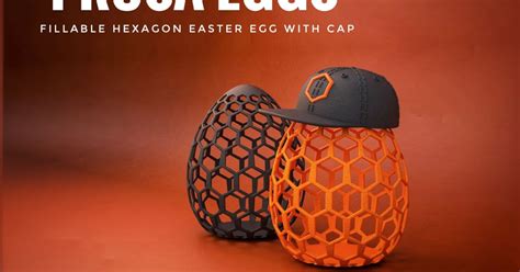 Prusa Eggs Cool Hexagon Easter Eggs With Cap By Mmm Download Free