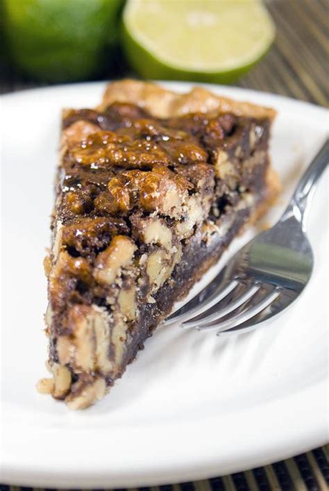 Bourbon Chocolate Walnut Pie Rich Deep And Luscious
