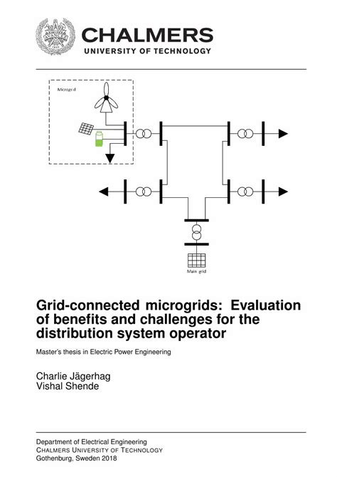 Pdf Grid Connected Microgrids Evaluation Of Beneﬁts And