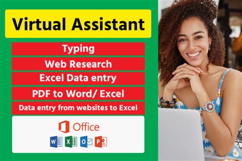 Do Perfect Data Entry Virtual Assistant Excel Data Entry Typing And